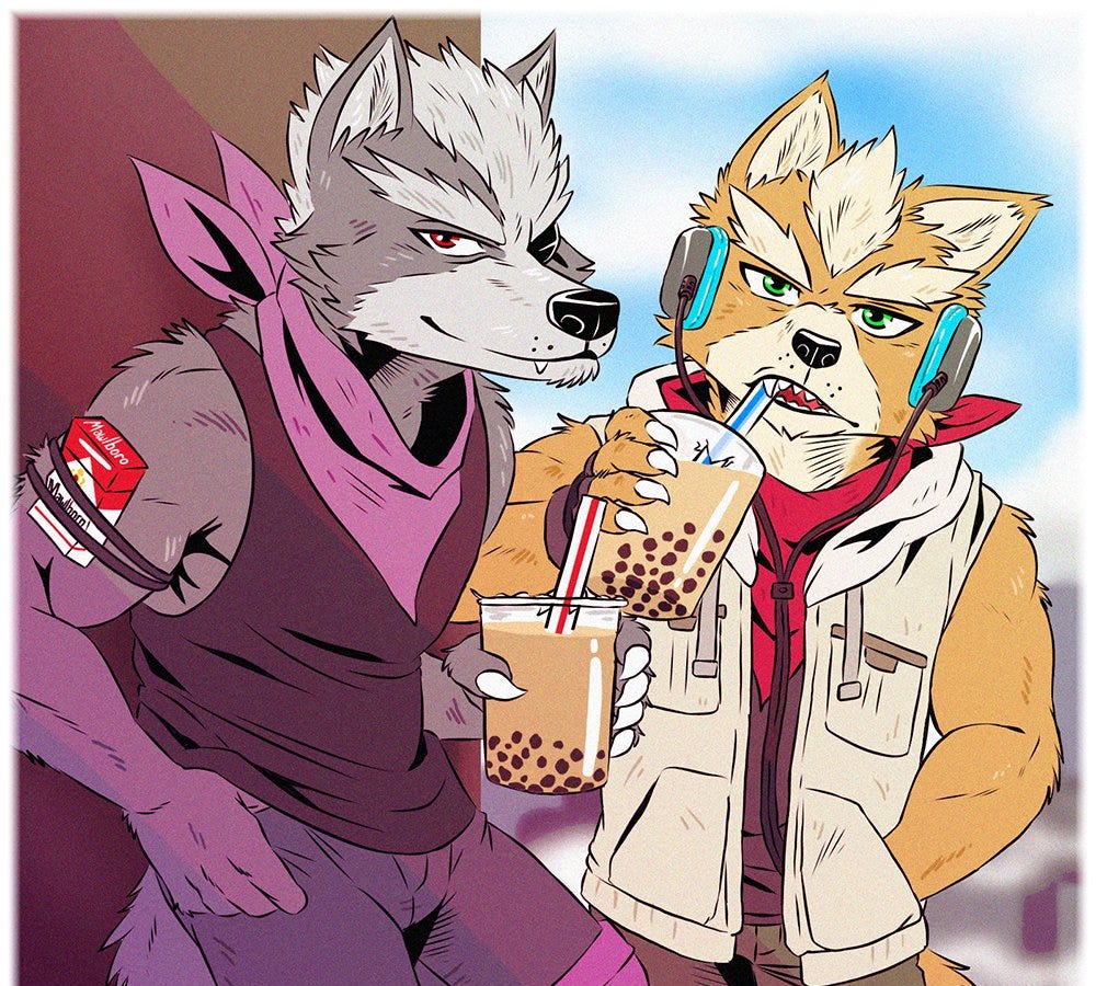 Fox Mccloud And Wolf Odonnell Yaoi