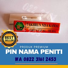WA 0822 3161 2453 Grosir & Ecer Pin nama Dada – Medium