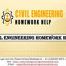 Civil Engineering Homework Help – Medium