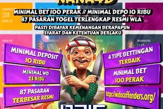 NANA4D SITUS TOGEL TERPERCAYA HADIAH TERBESAR – Medium