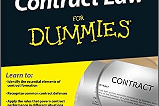 READ/DOWNLOAD@) Contract Law For Dummies FULL BOOK – Medium