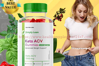 Simply Lean Keto ACV Gummies – Medium