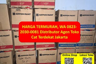 Distributor toko agen cat bekasi jakarta timur – Medium