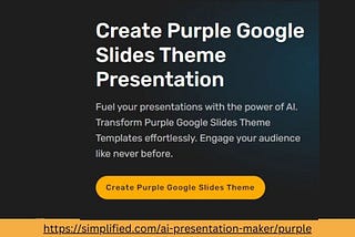 Purple Google Slides Theme – Medium