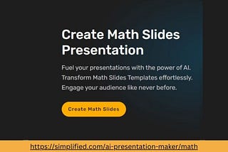 Create Math Slides – Medium
