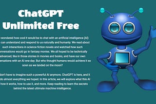 Unlimited Free Use Chat GPT – Medium