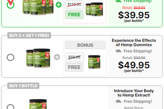 Hemp Smart CBD Gummies – Medium