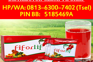 HP/WA: 0813–6300–7402 (Tsel) Fiforlif Sofifi – Medium