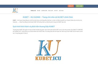 KUBET – Medium