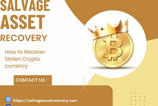 HOW TO RECOVER YOUR CRYPTO THROUGH → → SALVAGE ASSET RECOVERY | by Leo ...