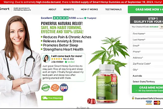 HempSmart CBD Gummies Australia – Medium