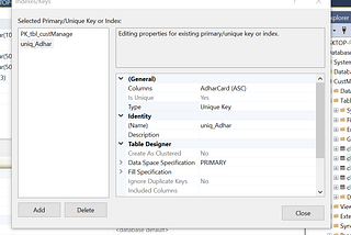 SQL-Unique Keys and Primary Keys - Manisha Magudm - Medium