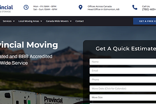 Provincial Moving & Storage – Medium