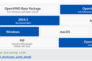 OpenVINO™ toolkit – Medium