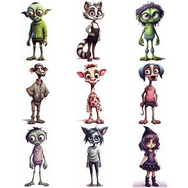 Mastering Midjourney — Creating Characters to use with cref | by PromptDervish | Towards AI