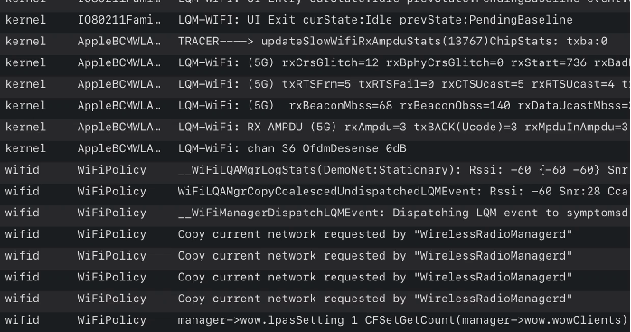 iPhone Wi-Fi logs | Understanding Apple Wi-Fi | Medium