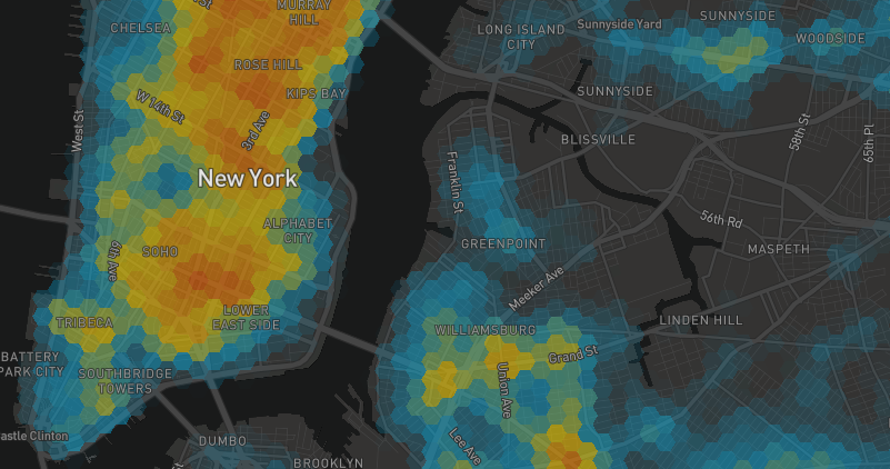 Dots vs. polygons: How I choose the right visualization | by Mapbox | maps for developers