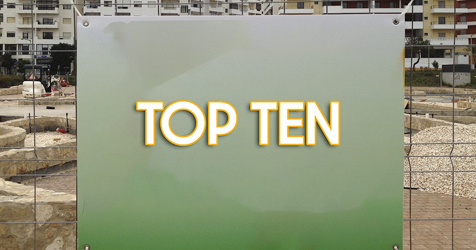 Top Ten… (fill in the blank). Those lists we love to hate | by Rodrigo ...