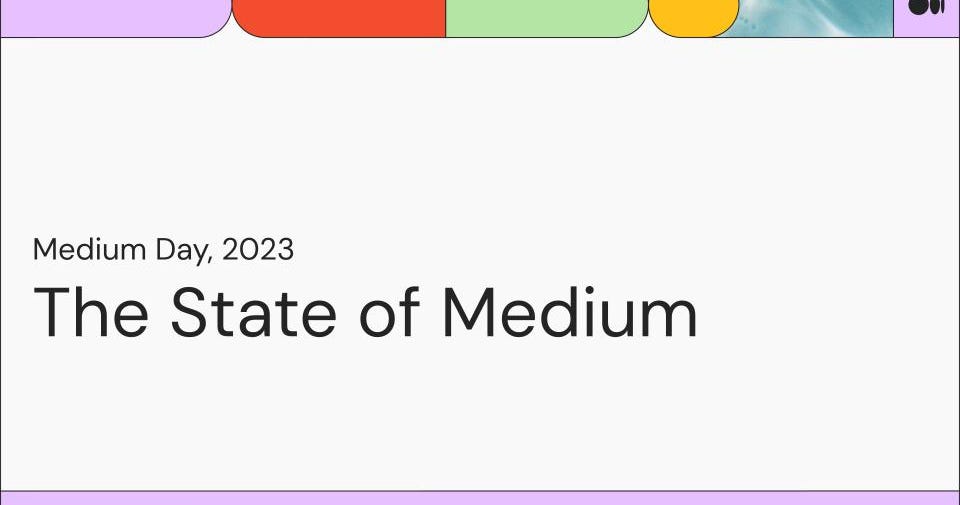 The State of Medium. My keynote from Medium Day 2023 | by Tony ...