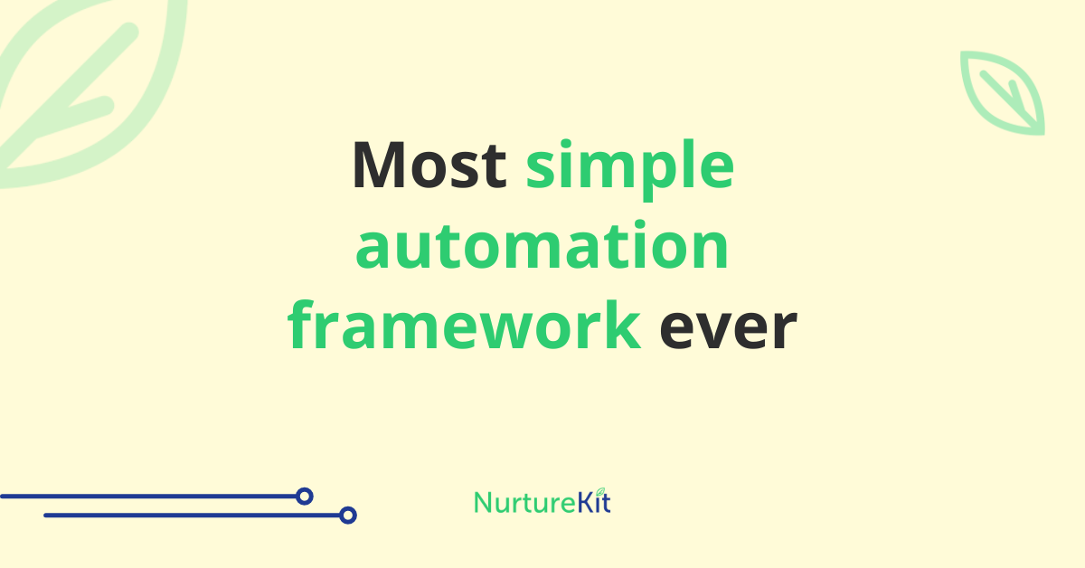 LaLa Indie Maker 's Highlights on 'Most simple automation framework ...