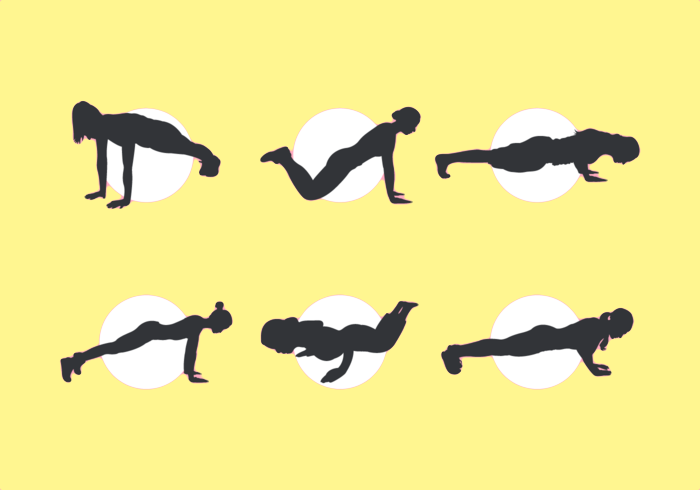 Push Up Silhouette