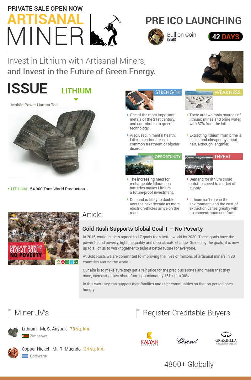 Invest in Earth’s Reconstruction over Human Consumption | by artisanal miners | Medium