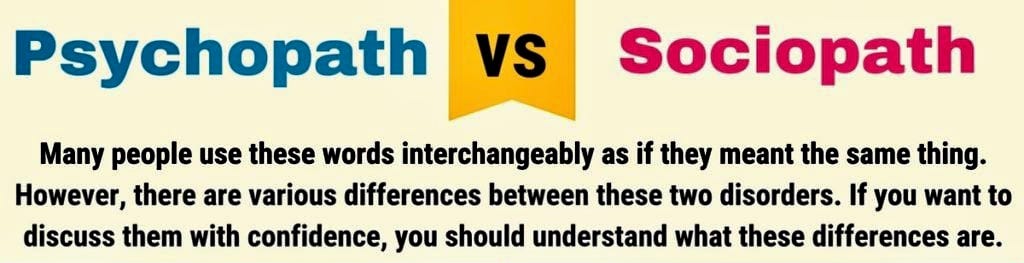 Sociopath Vs Psychopath