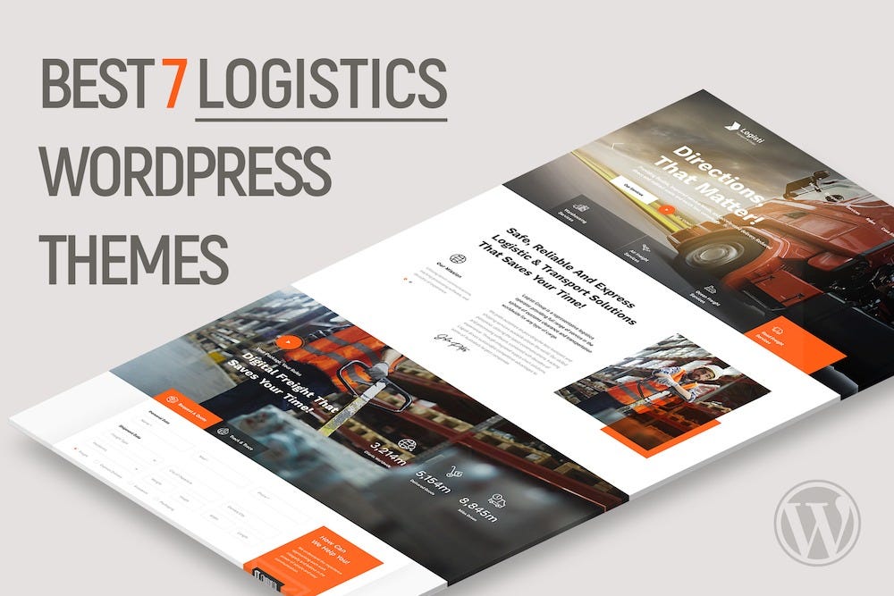 BEST 7+ TRANSPORTATION & LOGISTICS WORDPRESS THEMES | by Template7 | Medium