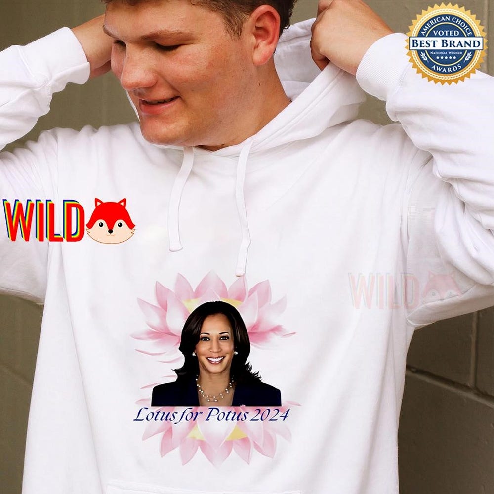 Embrace Hope with the Lotus For POTUS 2024 Kamala Harris Classic Shirt ...
