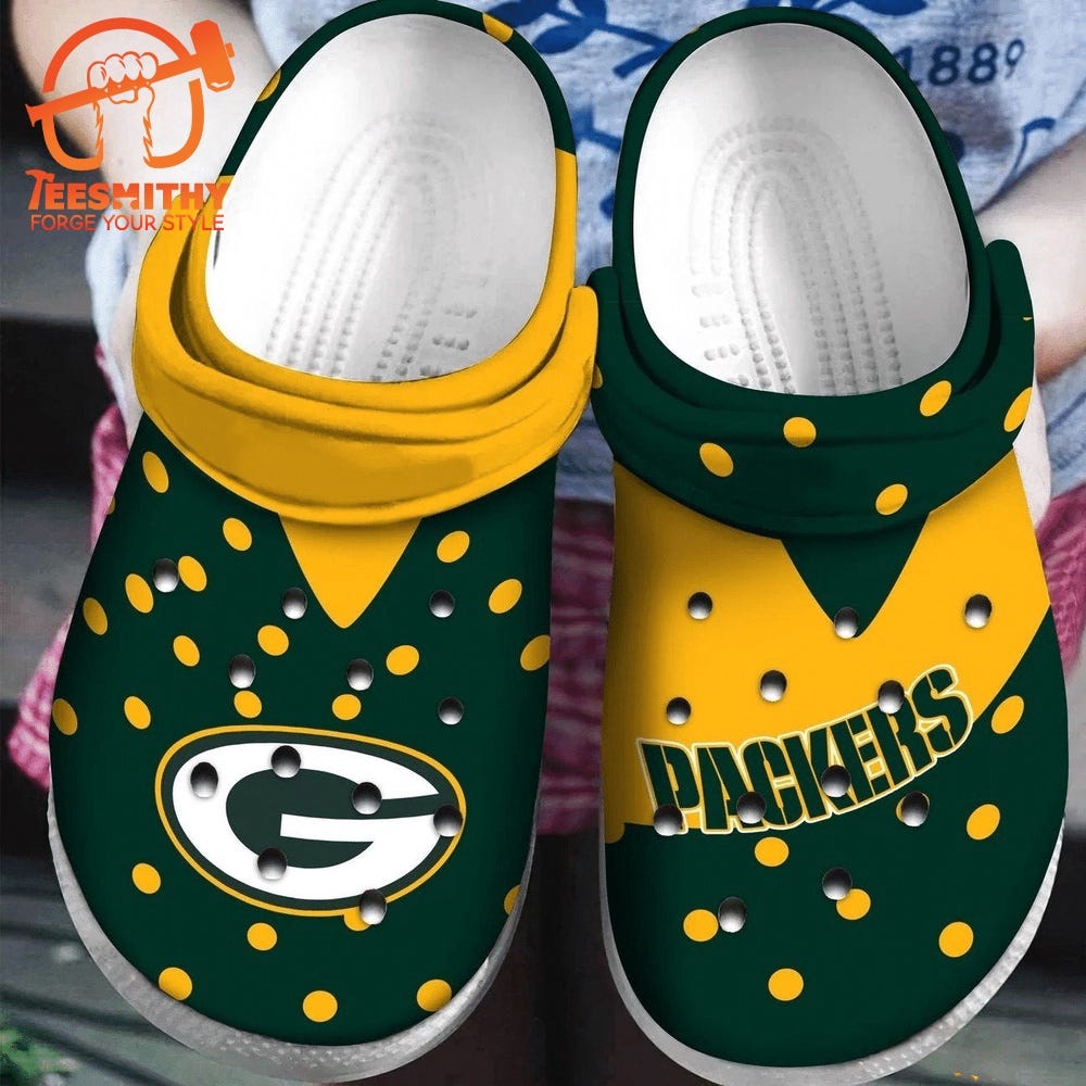 NFL Green Bay Packers Custom Crocs Clog Shoes - Teesmithy Sport - Medium
