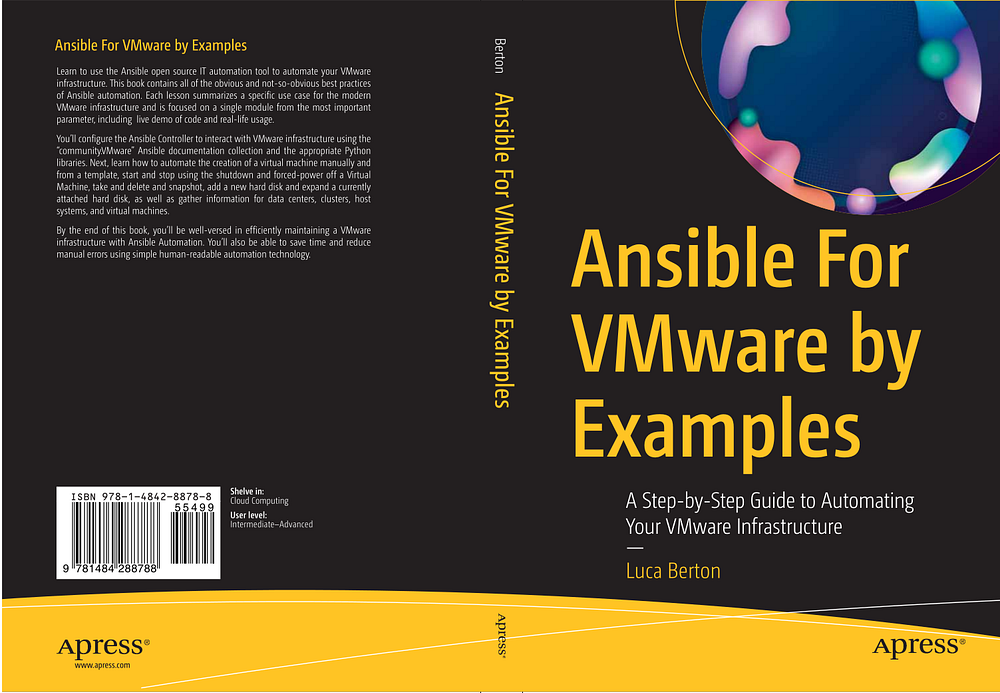 Ansible For VMware By Examples with Apress book | by Luca Berton | Medium