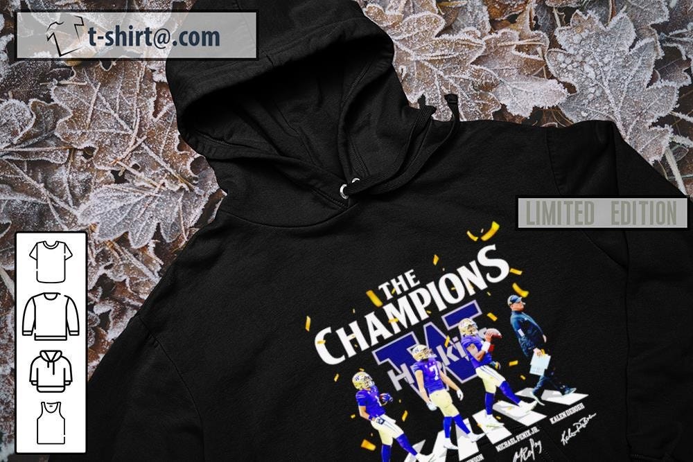Official The Champions Washington Huskies Rome Odunze Dillon Johnson ...