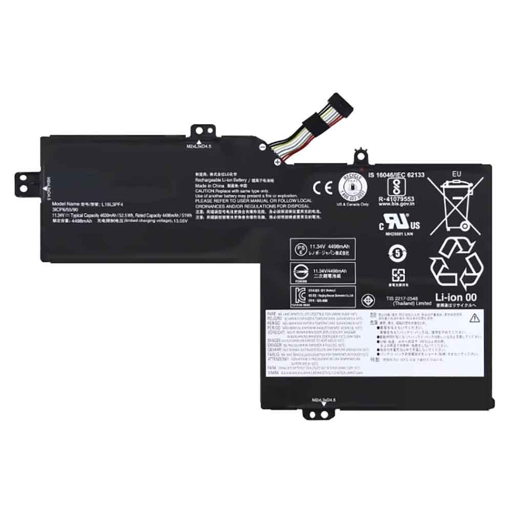 4498mAh 11.34V Lenovo L18L3PF4 Replacement Battery for Lenovo IdeaPad ...