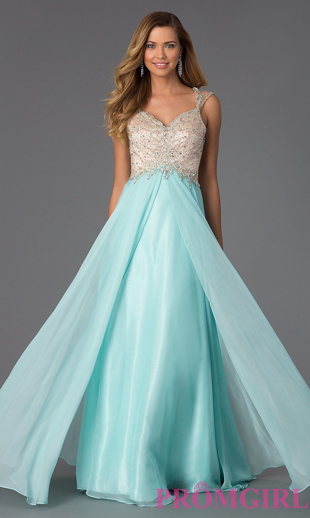 Floor Length Open Back Jewel Embellished Dress | by Karen Barkley | Medium
