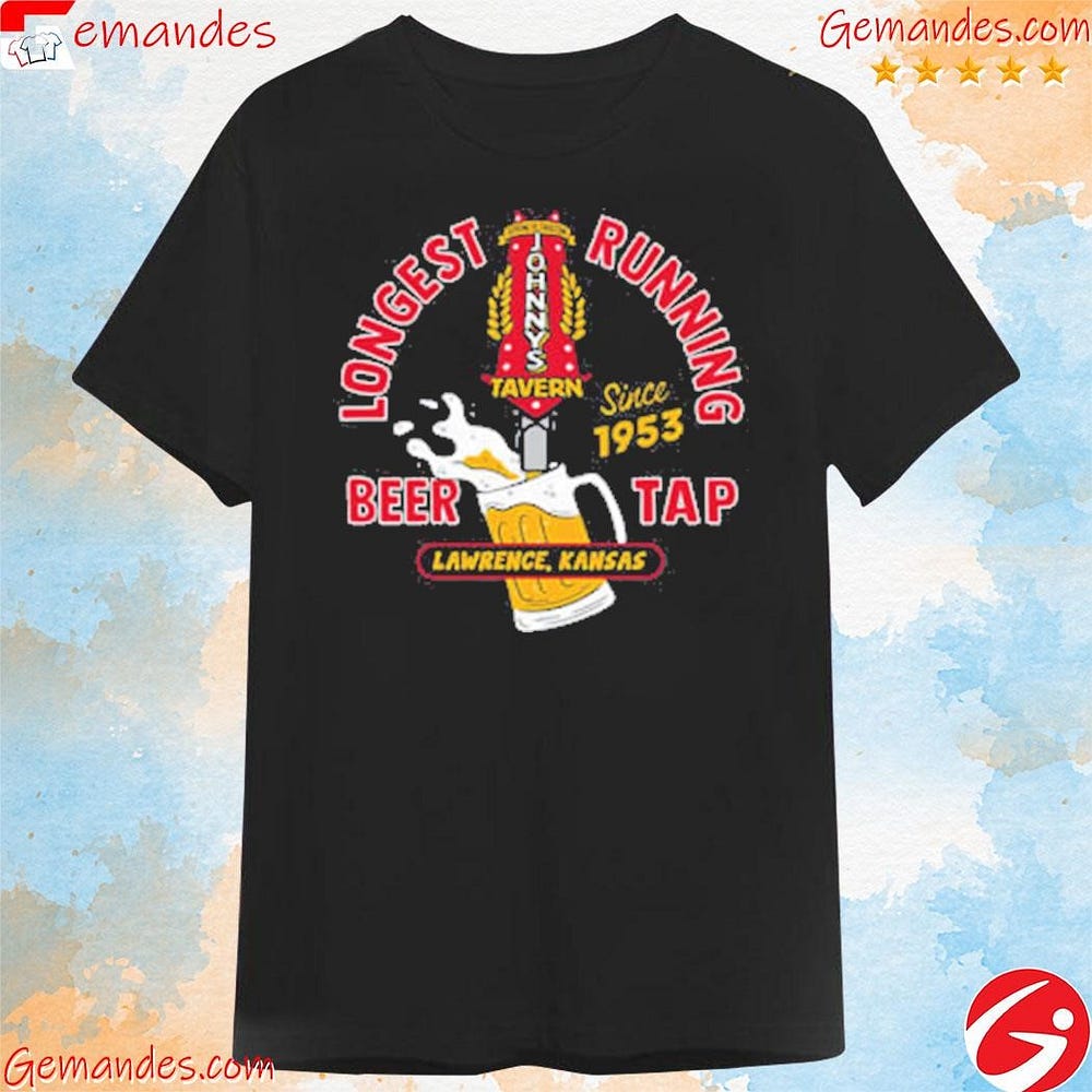 Johnny’s Tavern Longest Running Beer Tap Since 1953 Shirt | by ...