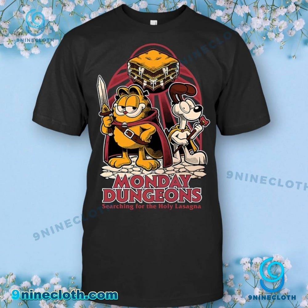 Garfield’s Monday Quest: Holy Lasagna Edition Unisex Tee | by Abigail ...