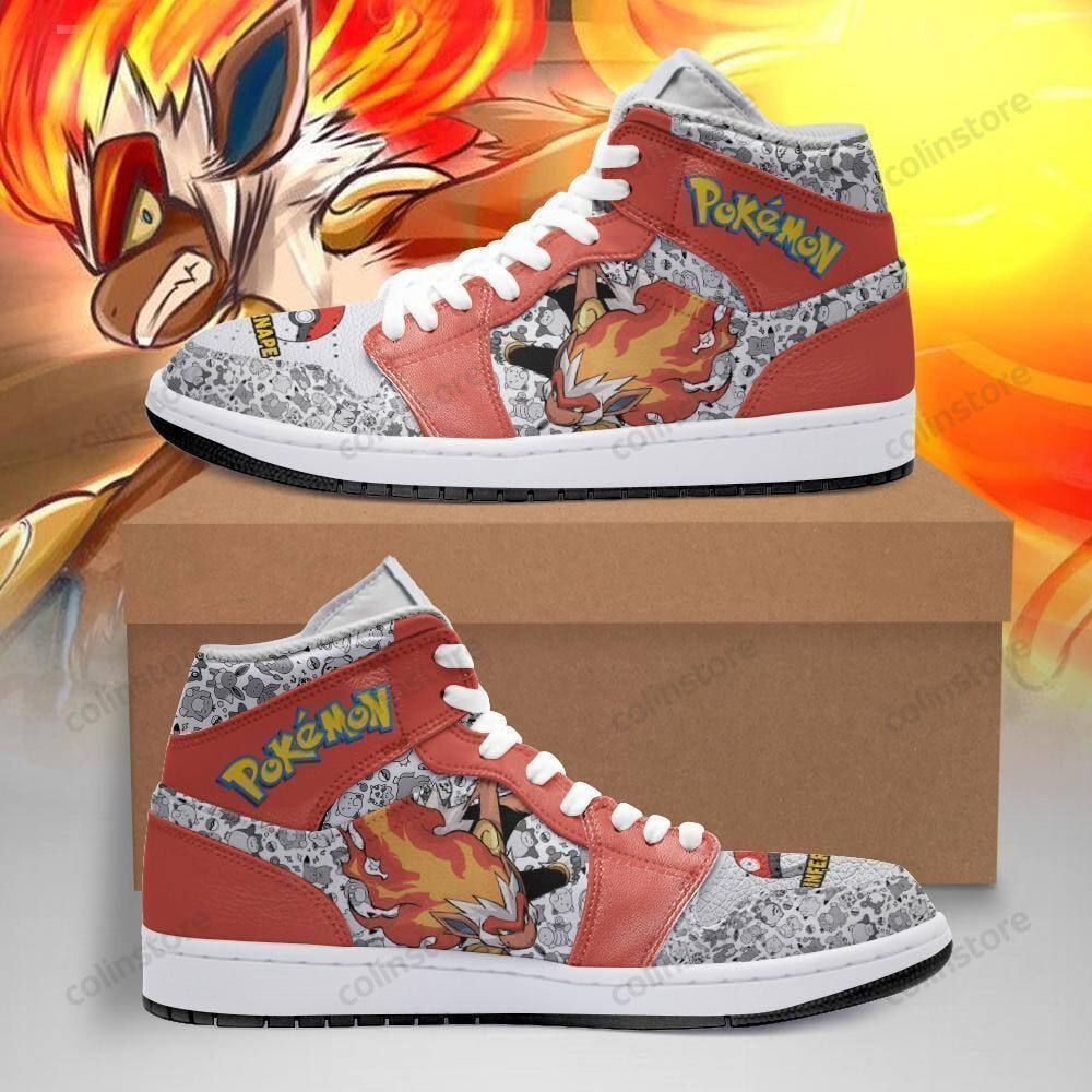 Infernape Boots Cute Pokemon Anime Air Jordan 2022 Shoes Sport Sneakers ...