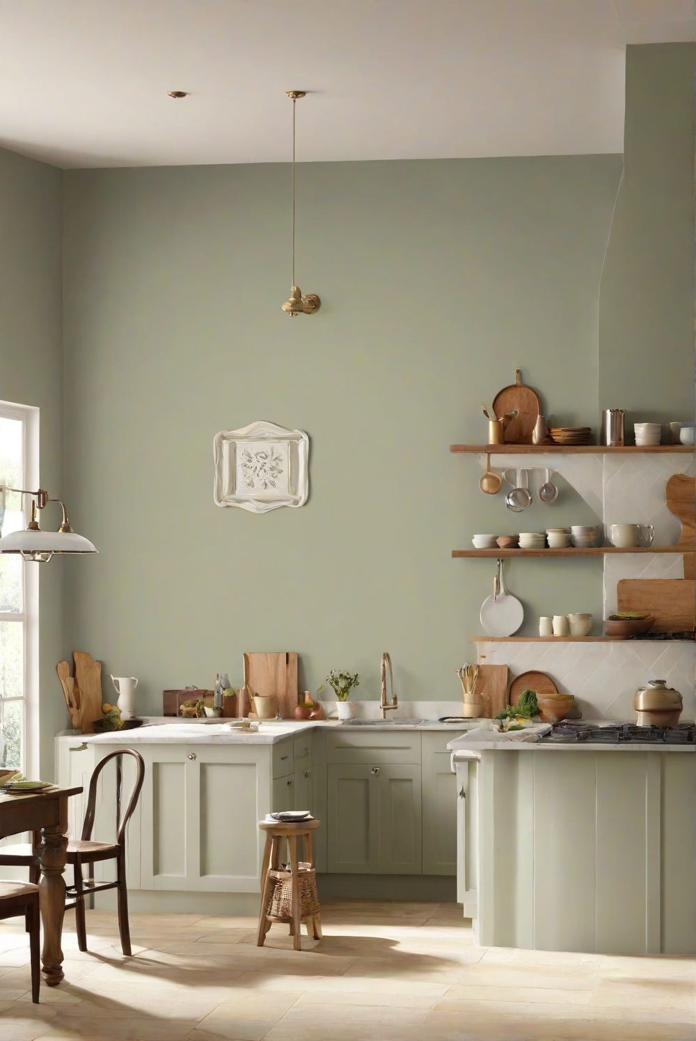 Kitchen Walls: Svelte Sage SW 6164–2024 Kitchen Wall Paint Guide | by ...