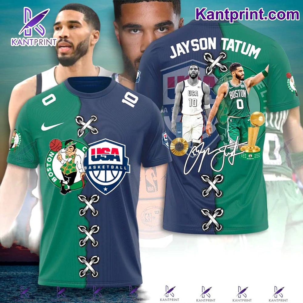 Jayson Tatum: Celtics Legend, Olympic Champion — Show Your Pride with ...