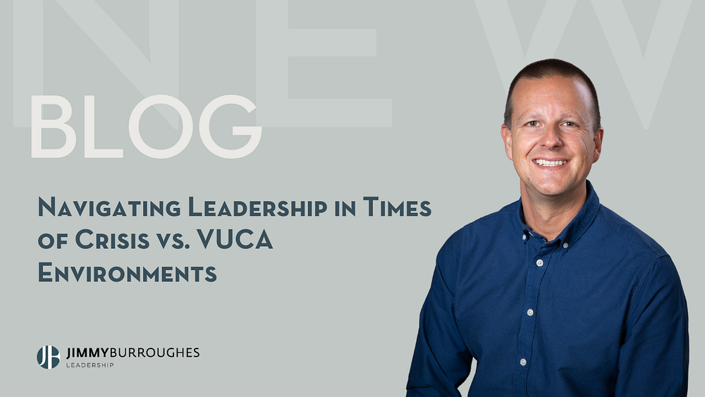 Navigating Leadership in Times of Crisis vs. VUCA Environments | by ...