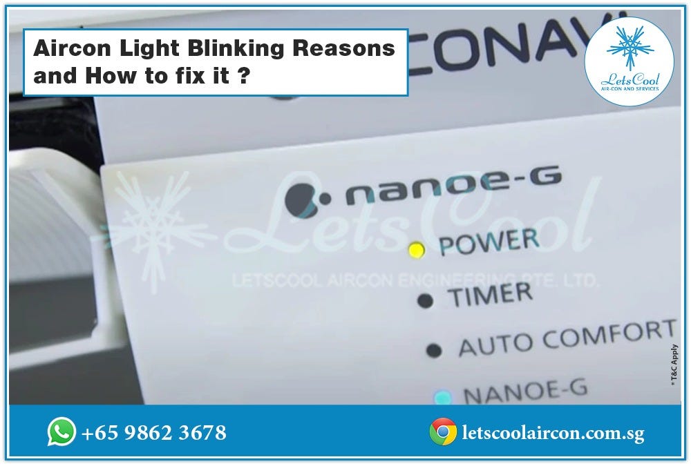 Aircon Light Blinking Reasons and How to fix it? | by Fosom | Medium