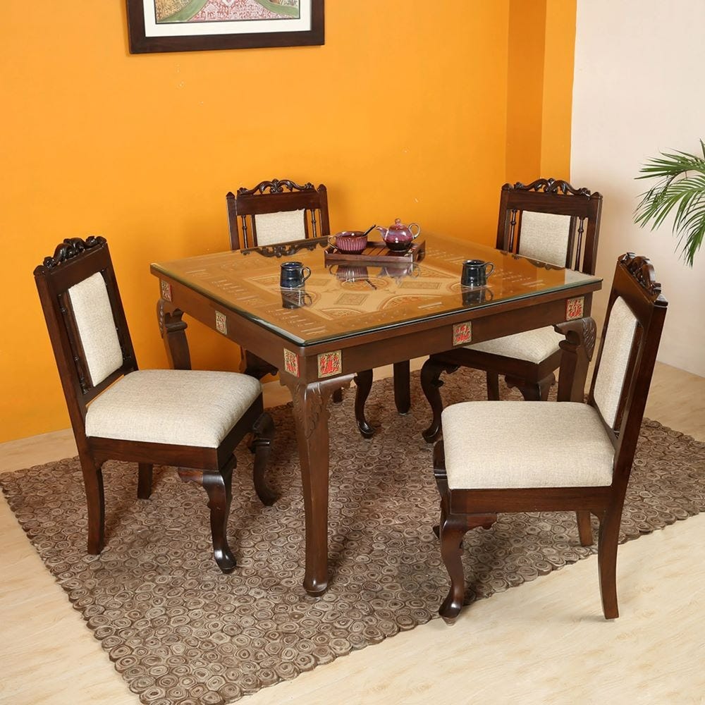 Sharing the Love: Family Bonding with a 4 Seater Dining Table Set | by ...