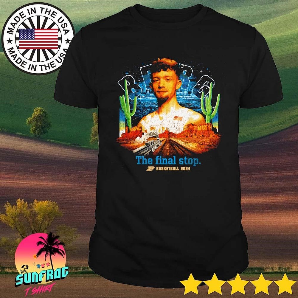 Purdue Boilermakers William Berg The Final Step Basketball 2024 Shirt | by sunfrogtshirt | Apr ...