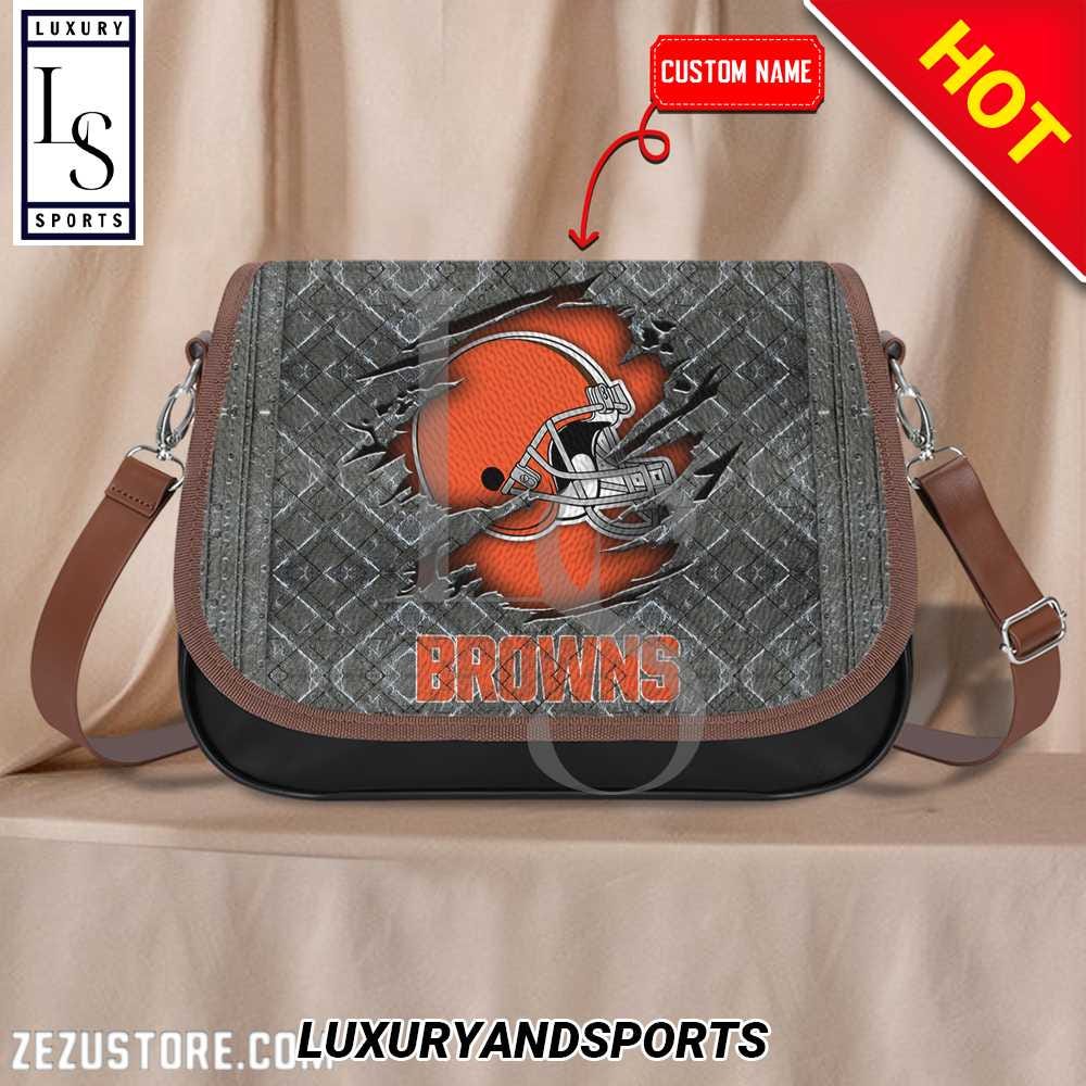 Cleveland Browns NFL Custom Name Leather Shoulder Bag | by ...