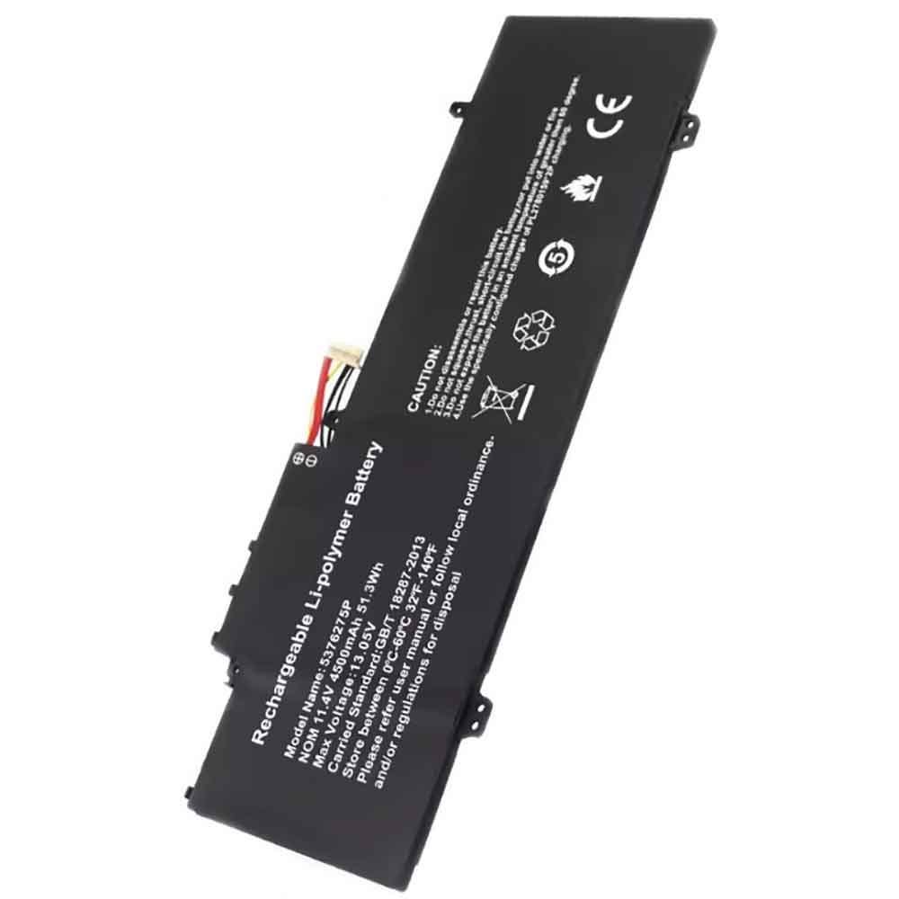 4500mAh 11.4V Gateway 5376275P Replacement Battery for Gateway GWTN141 ...