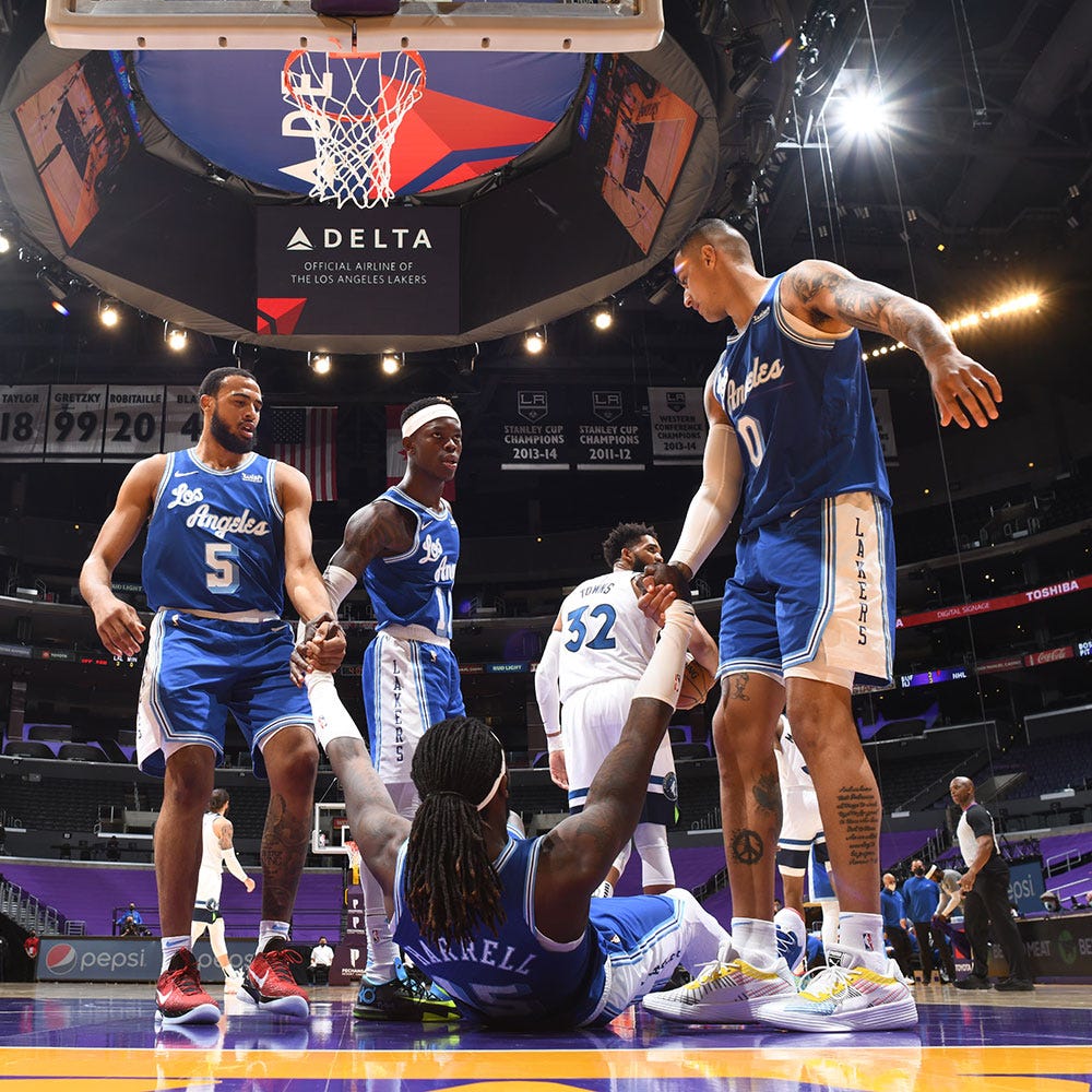 Lakers push past Timberwolves behind another huge surge from the bench ...