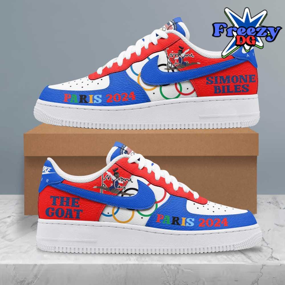 Simone Biles GOAT Olympic Paris 2024 Nike Air Force 1 | by ...