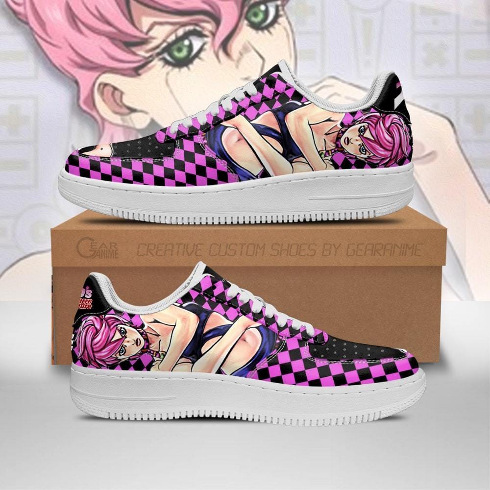 JoJo’s Bizarre Adventure Anime Shoes — Trish Una Air Force Sneakers Fan ...