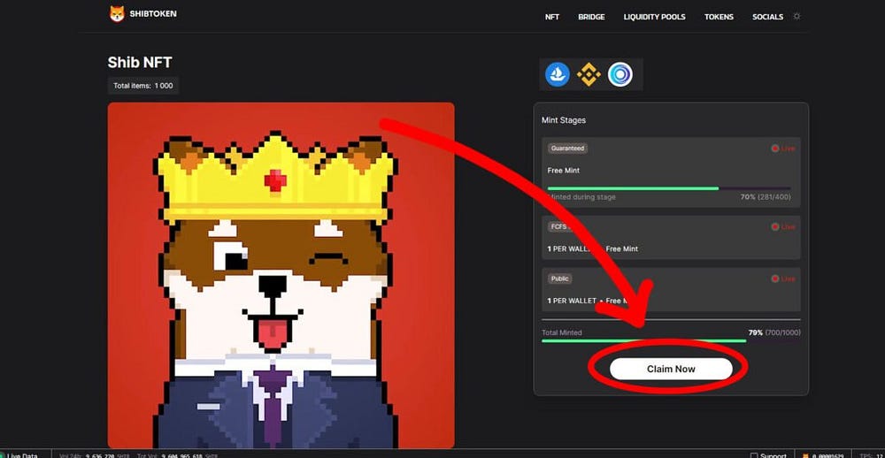 How to Easily Claim Your $SHIB Shiba NFT Airdrop in 2024 | by Laura Webb | Medium