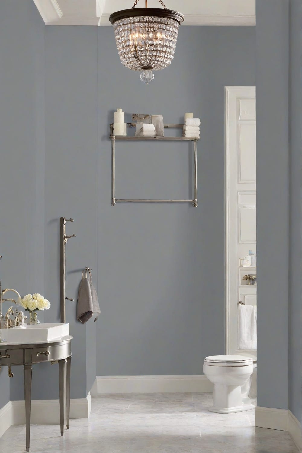 Bathroom Walls: Dorian Gray SW 7017–2024 Wall Paint Guide | by Home ...